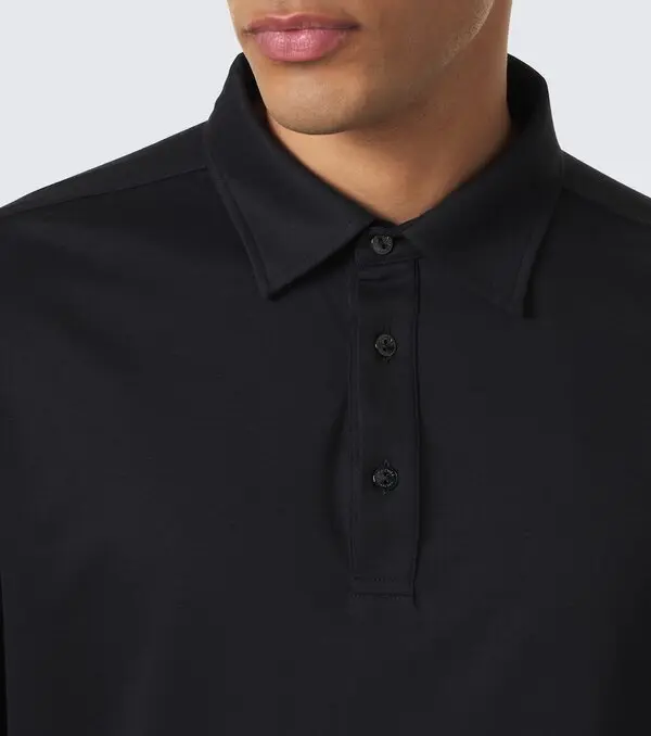 Agnona Cotton And Silk Polo Shirt