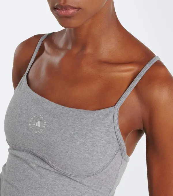 Adidas By Stella McCartney Logo Jersey Tank Top
