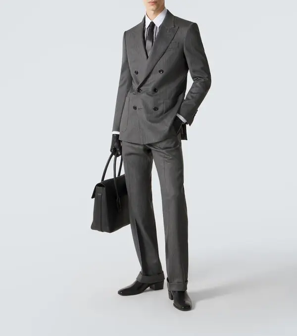 TOM FORD Mouline Wool Twill Blazer