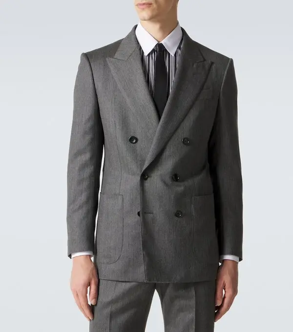 TOM FORD Mouline Wool Twill Blazer