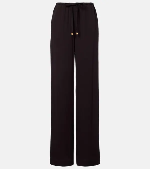 Agnona Jersey Wide-leg Pants