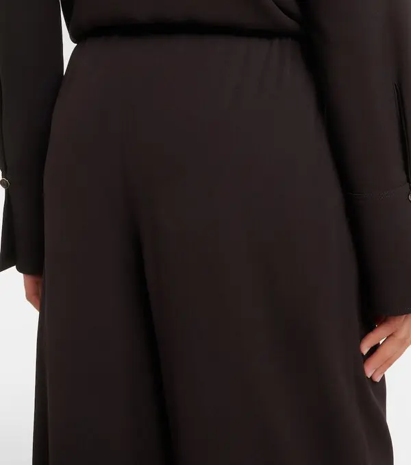Agnona Jersey Wide-leg Pants