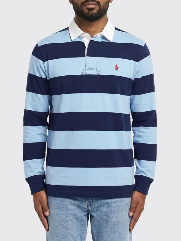 Polo Ralph Lauren Striped Cotton Polo Shirt - White 2