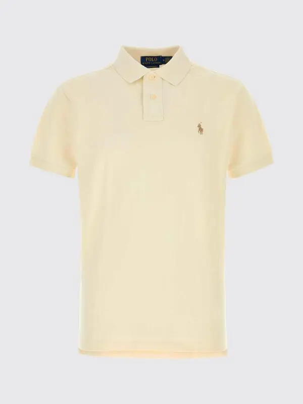 Polo Ralph Lauren Classic Cotton Short Sleeve Jumper - Cream