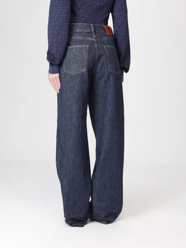 Fendi Wide Leg Jeans