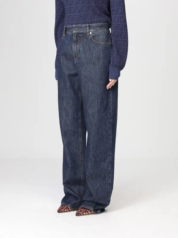 Fendi Wide Leg Jeans