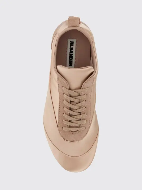 JIL SANDER Lace-up Satin Trainers