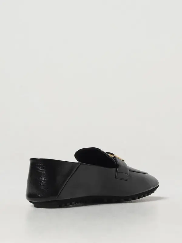 Fendi Loafers With Gold Tone Detail