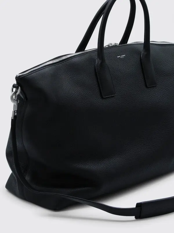 Saint Laurent Grained Leather Duffle Bag