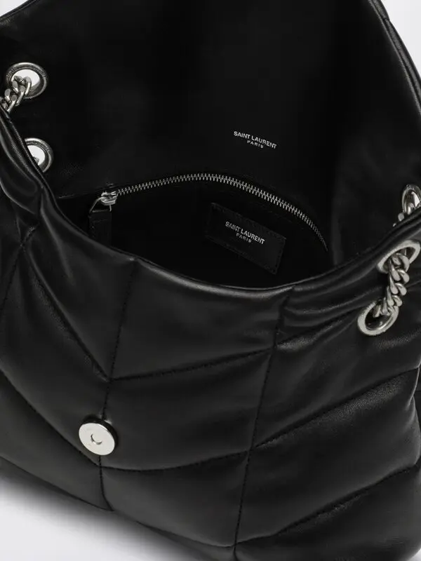 Saint Laurent Puffer Shoulder Bag In Quilted Nappa Leather