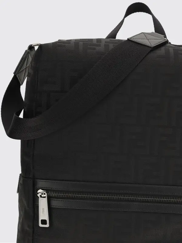Fendi Lui Polyamide Backpack With Jacquard F Monogram