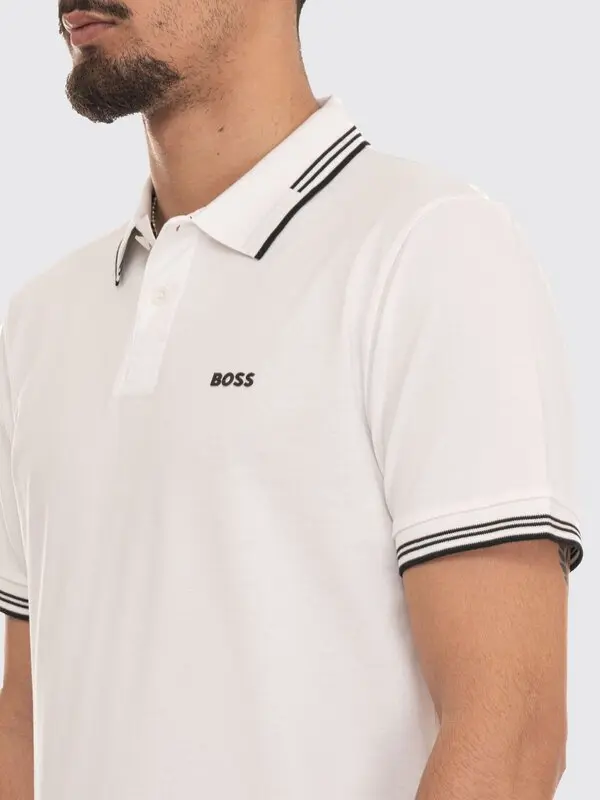BOSS Cotton Polo With Logo