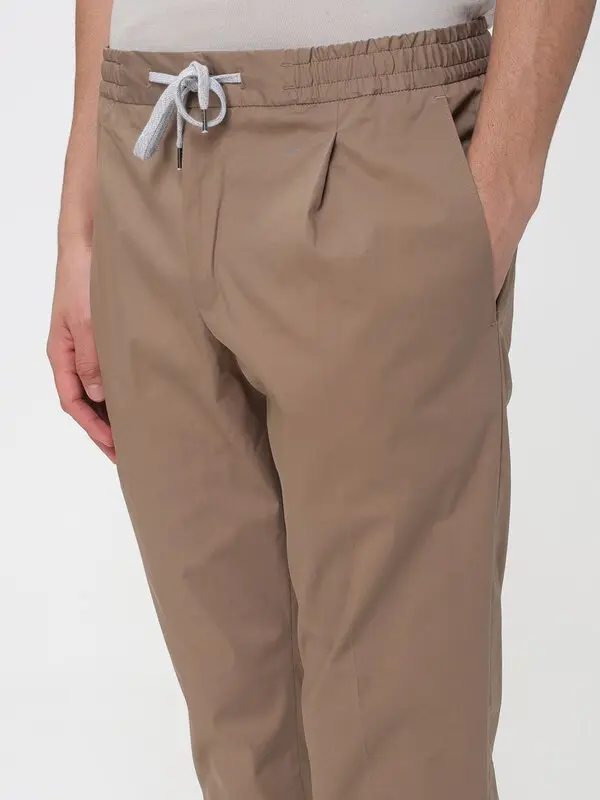 PT TORINO Cotton Blend Stretch Drawstring Trousers