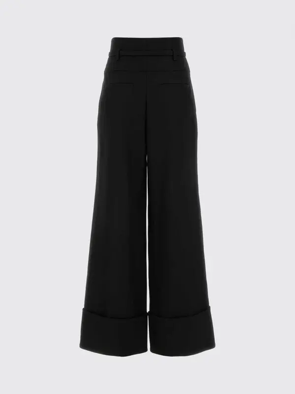 Fendi Virgin Wool Palazzo Trousers