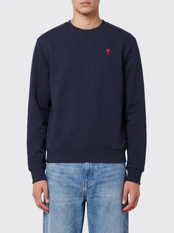 AMI Paris Sweatshirt With Embroidered Logo