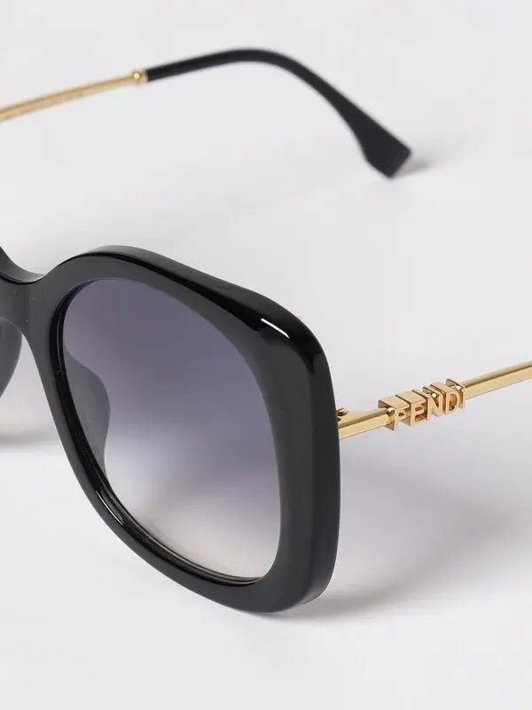 Fendi Fendigraphy Metal And Acetate Sunglasses