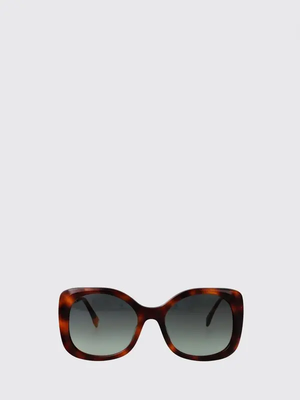 Fendi Graphy Metal And Acetate Sunglasses - Brown