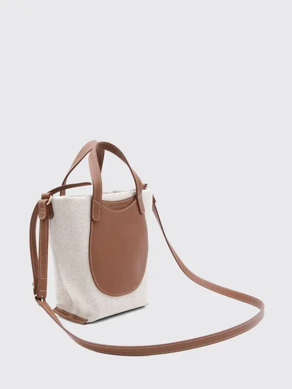 Longchamp Complice Bag In Canvas And Grained Leather
