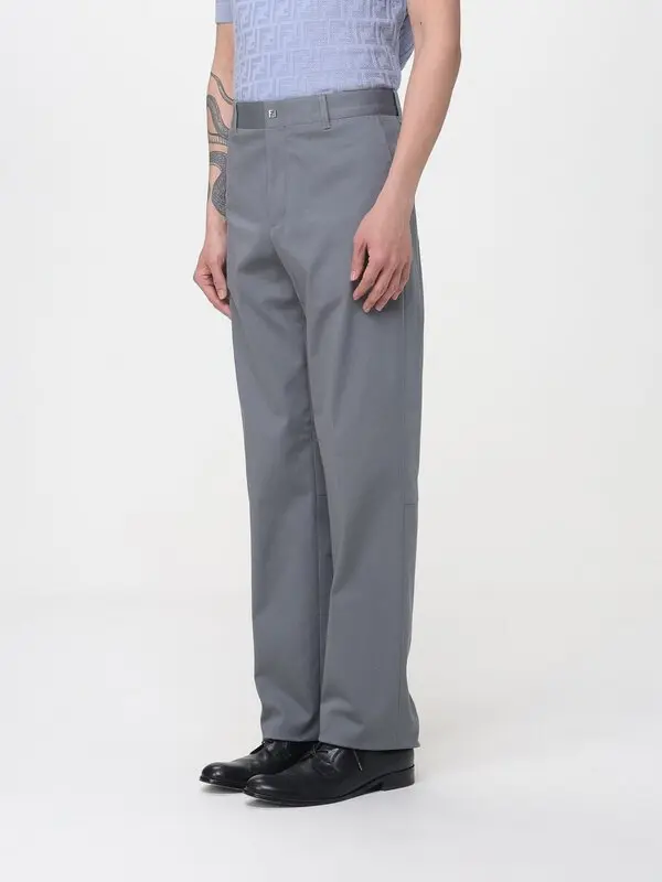 Fendi Gabardine Chino Trousers