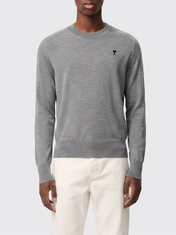 AMI Paris Wool Crew Neck Sweater