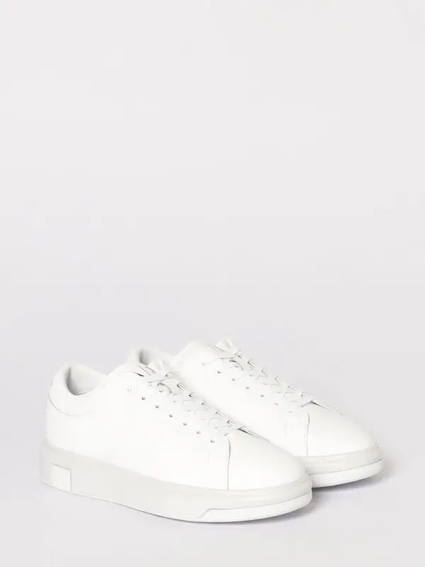 Armani Exchange Lace-up Leather Sneakers