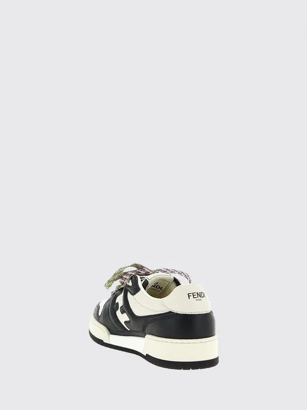 Fendi Match Leather Sneakers