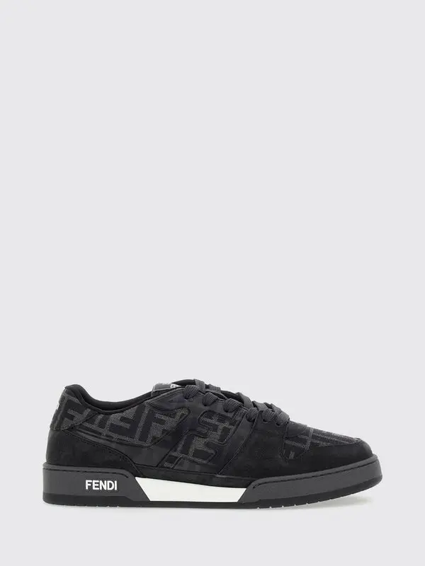 Fendi Ff Motif Trainers - Grey