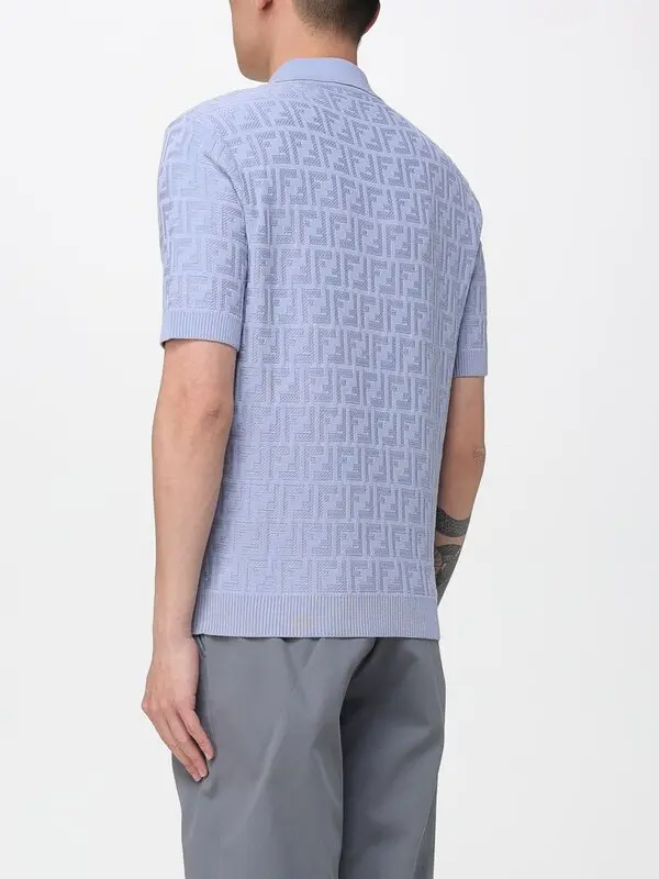 Fendi Cotton Monogram Polo Shirt