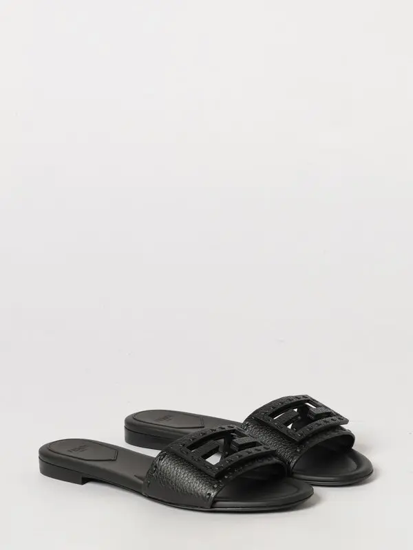 Fendi Heeled Sandals Colour - Black