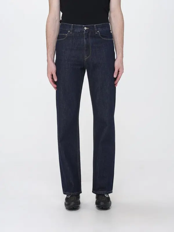 Fendi Slim Fit Jeans With Ff Monogram Detail