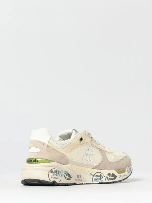 Premiata Mase Suede And Canvas Low-top Lace-up Sneakers