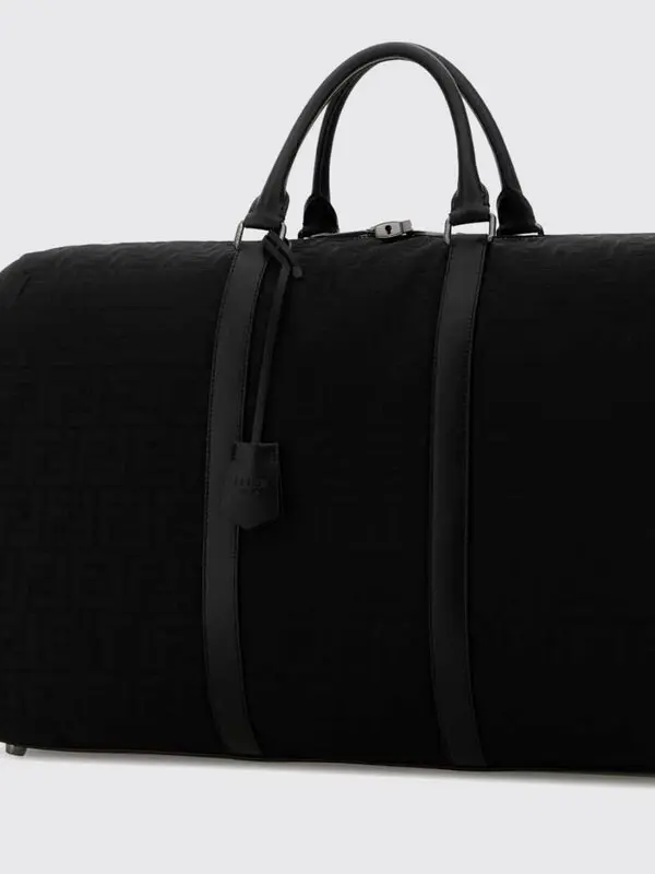 Fendi Large Ff Nylon Duffle Bag