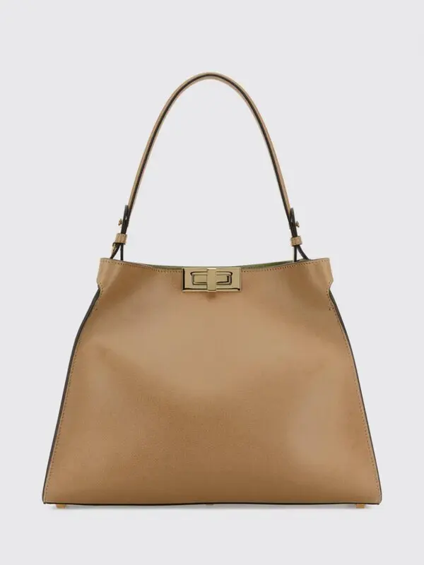 Fendi Way Medium Tote Bag - Beige