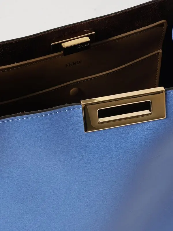 Fendi Way Medium Tote Bag - Blue