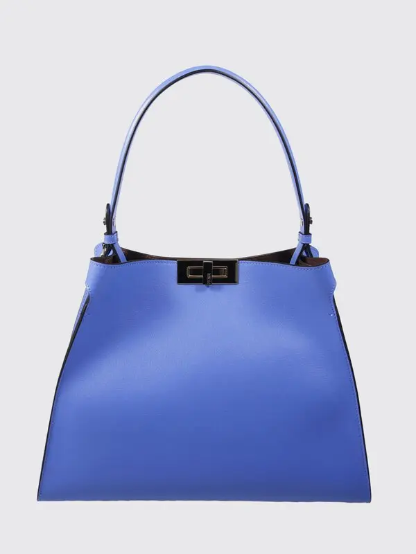 Fendi Way Medium Tote Bag - Blue