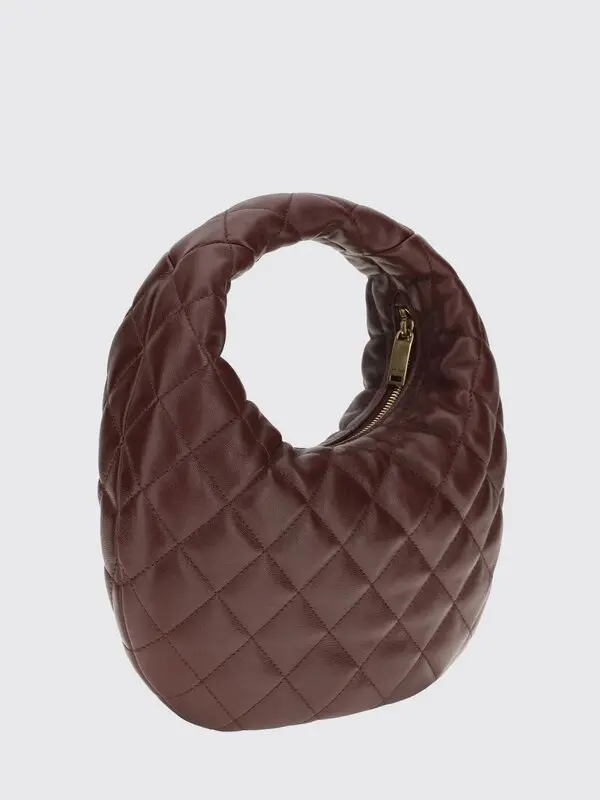 Saint Laurent Icarino Handbag In Matelassé Nappa With Monogram - Wine