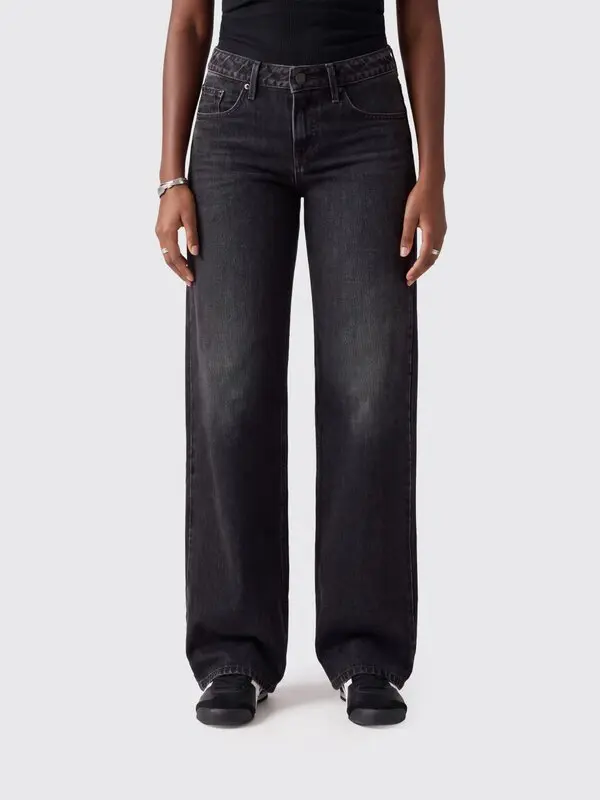 LEVI'S Flora Low-rise Straight-leg Jeans - Black