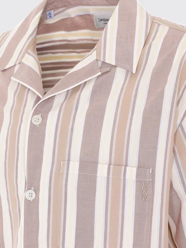 Saint Laurent Striped Cotton Shirt