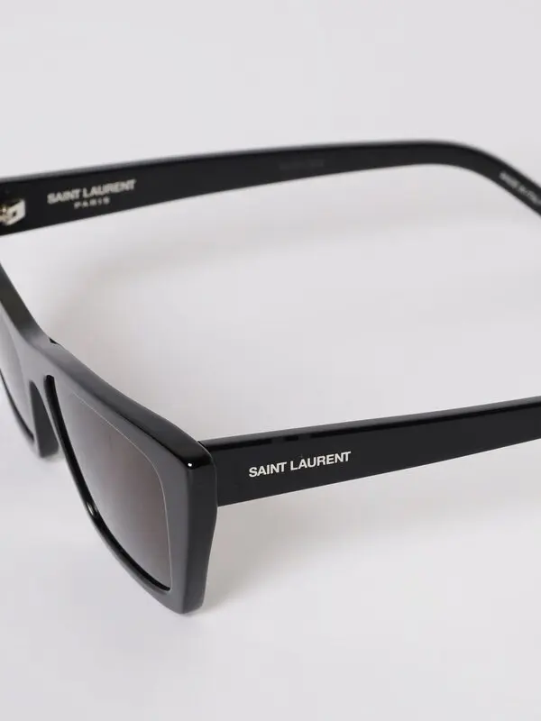 Saint Laurent Sl 276 Mica Acetate Cat Eye Sunglasses - Black