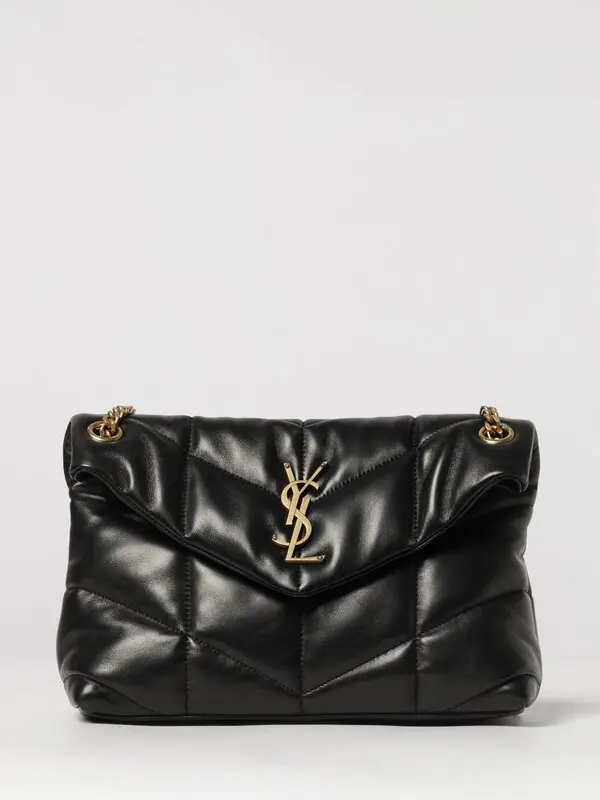 Saint Laurent Puffer Shoulder Bag - Black
