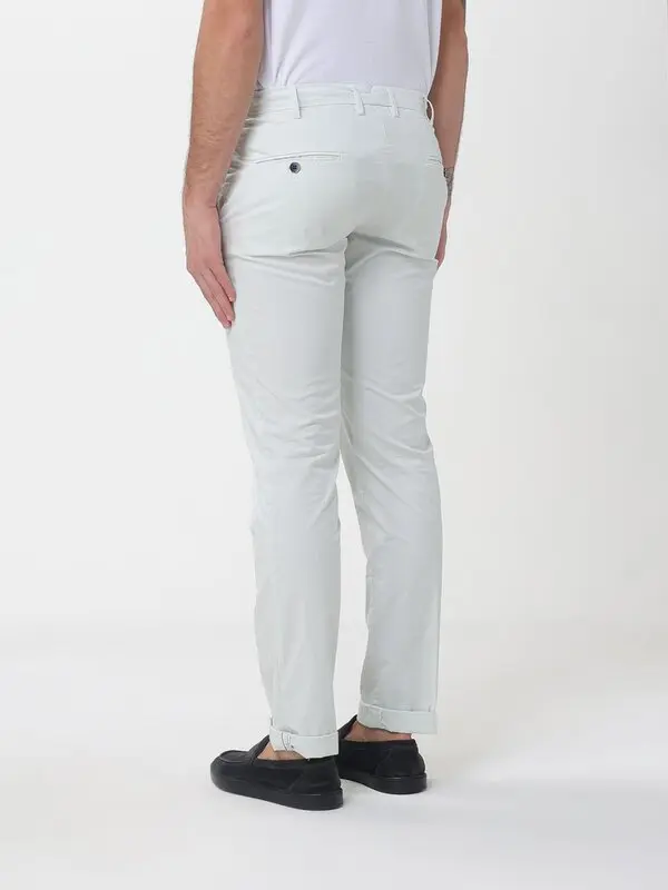 MASON'S Cotton Stretch Chino Trousers - Sky