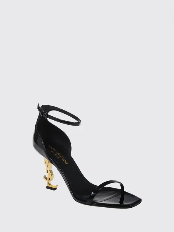 Saint Laurent Opyum Sandals With Monogram Heel