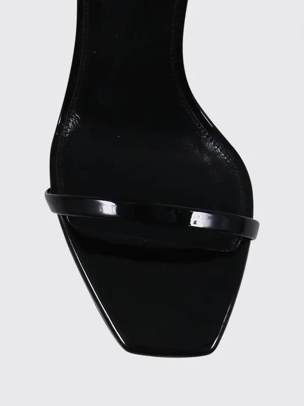 Saint Laurent Opyum Sandals With Monogram Heel