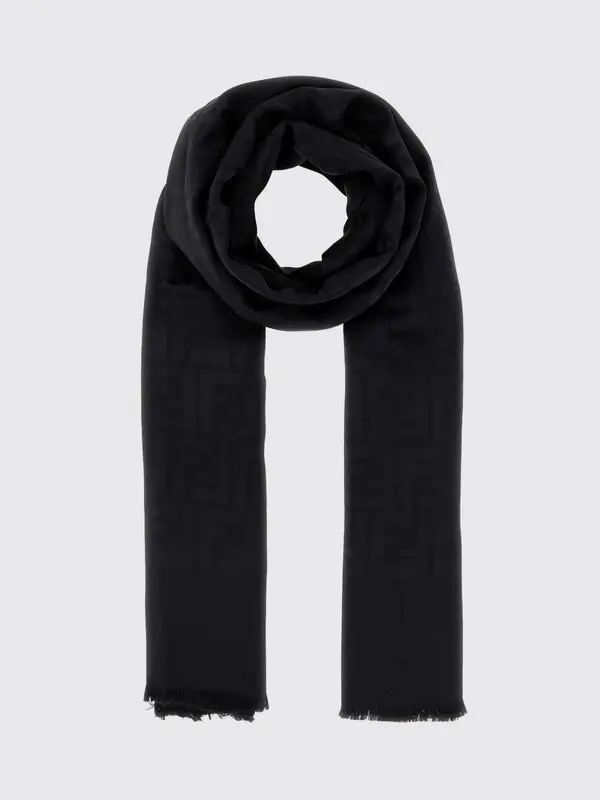 Fendi Silk Scarf - Black