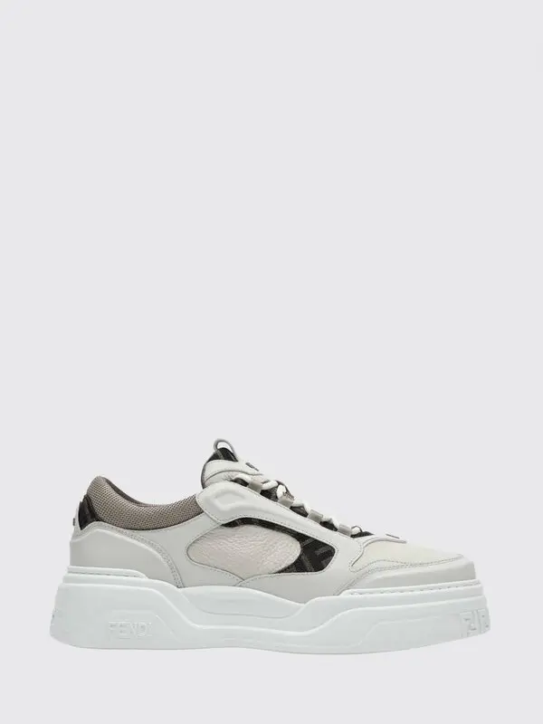 Fendi Force Low-top Sneakers With Ff Monogram - White