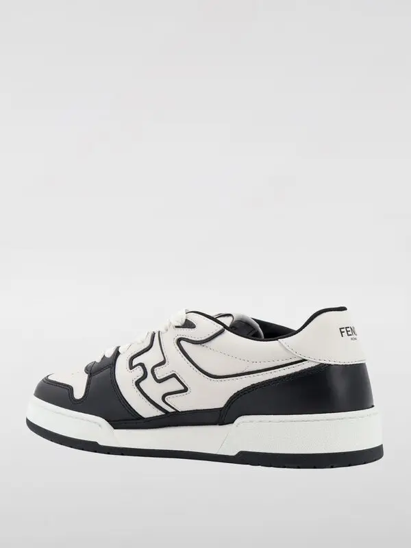 Fendi Two-tone Lace-up Sneakers