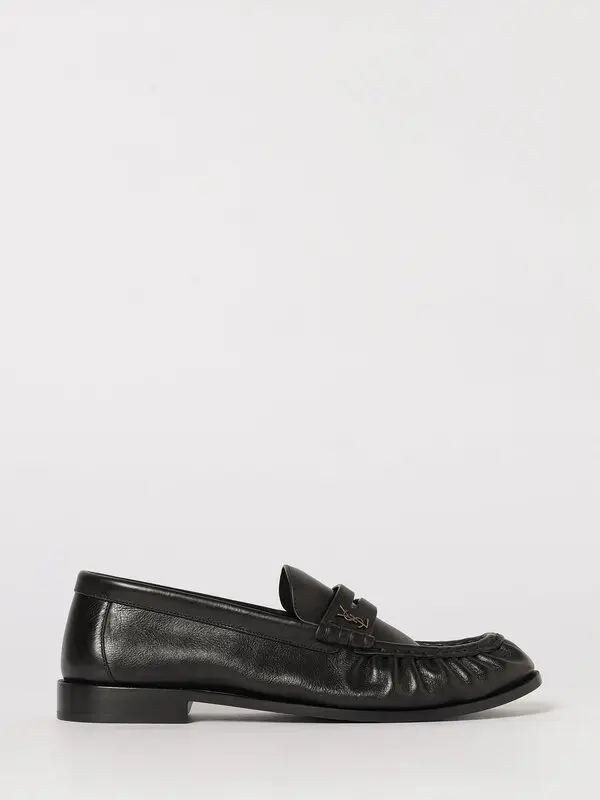 Saint Laurent Le Loafer Penny Loafers In Calfskin With Monogram