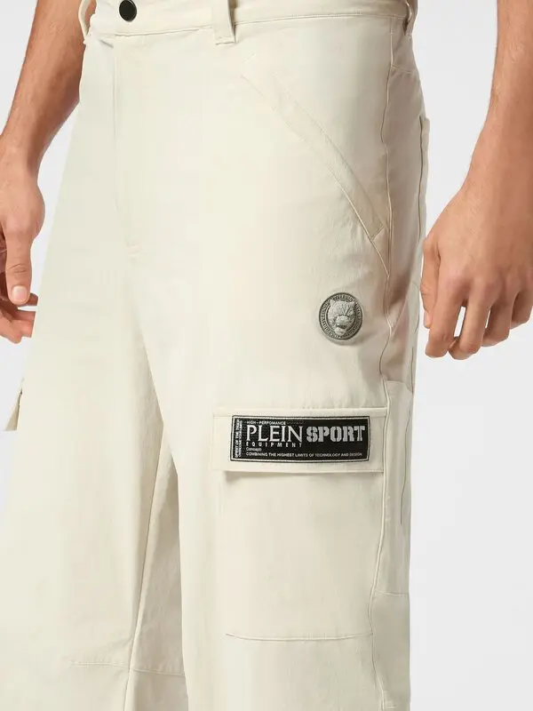 PLEIN SPORT Technical Fabric Cargo Pants