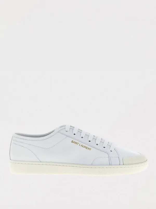 Saint Laurent Lace-up Sneakers - White