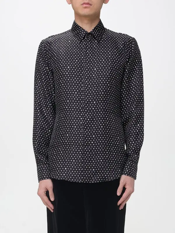 Fendi Polka Dot Silk Shirt